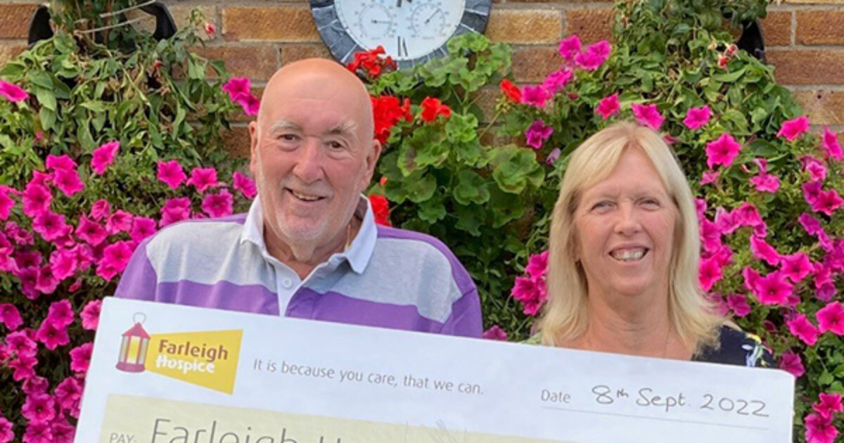 Witham couple raise over £20,000 for Farleigh! - Farleigh Hospice